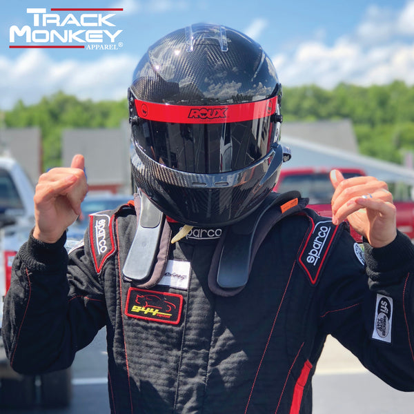 ROUX Helmets Dark Smoke Tinted Shield – Track Monkey Apparel®